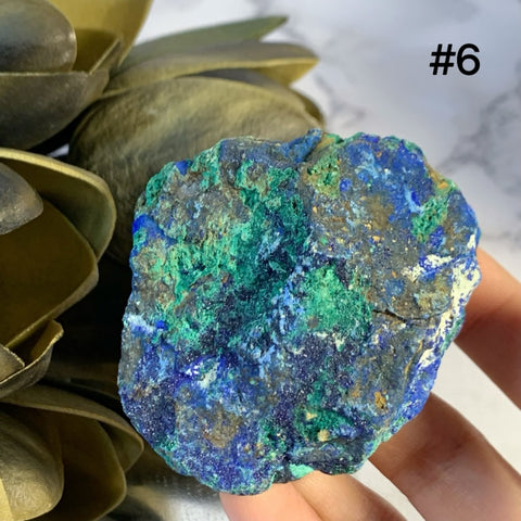 Romanian Azurite Specimens – zaiencrystal.com
