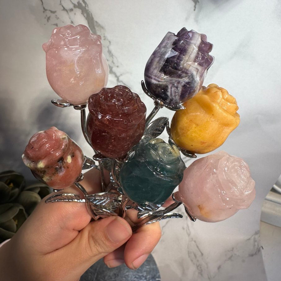 Crystal Roses 15cm – zaiencrystal.com