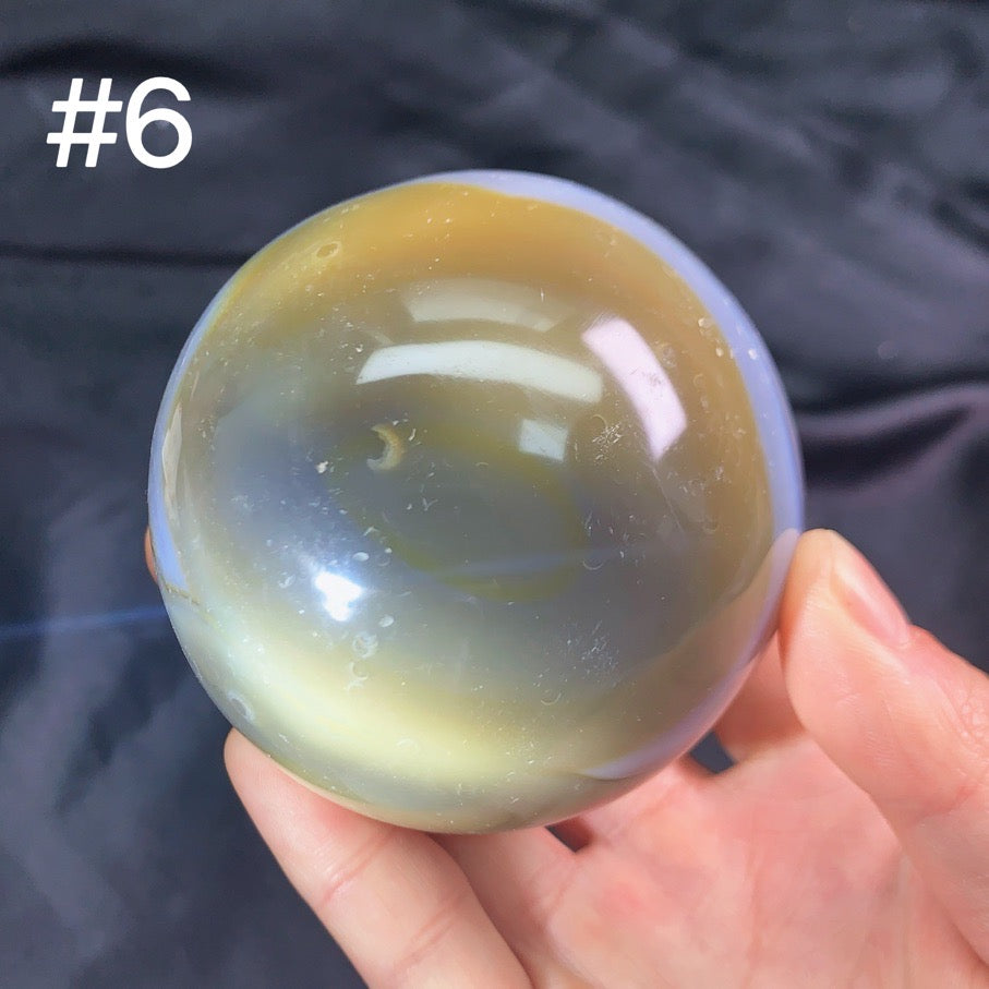 Orca Agate Spheres – zaiencrystal.com