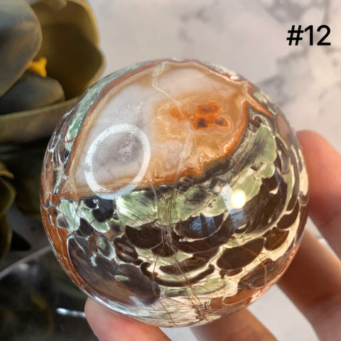 Money Agate Sphere – zaiencrystal.com