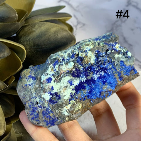 Romanian Azurite Specimens – zaiencrystal.com