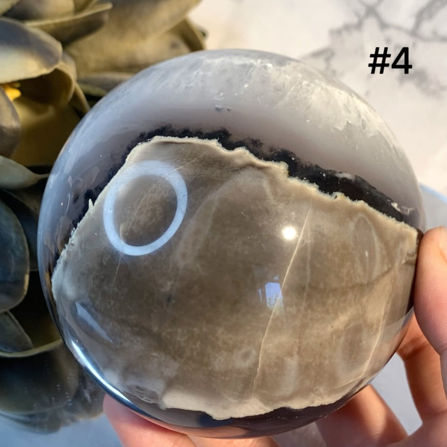 Lava Agate Sphere – zaiencrystal.com