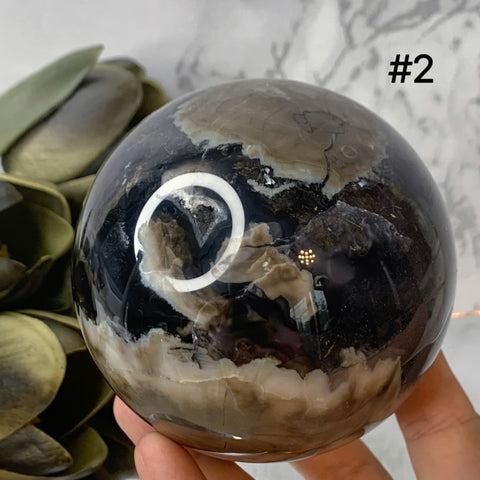 Quartzy Lava Agate Spheres – zaiencrystal.com