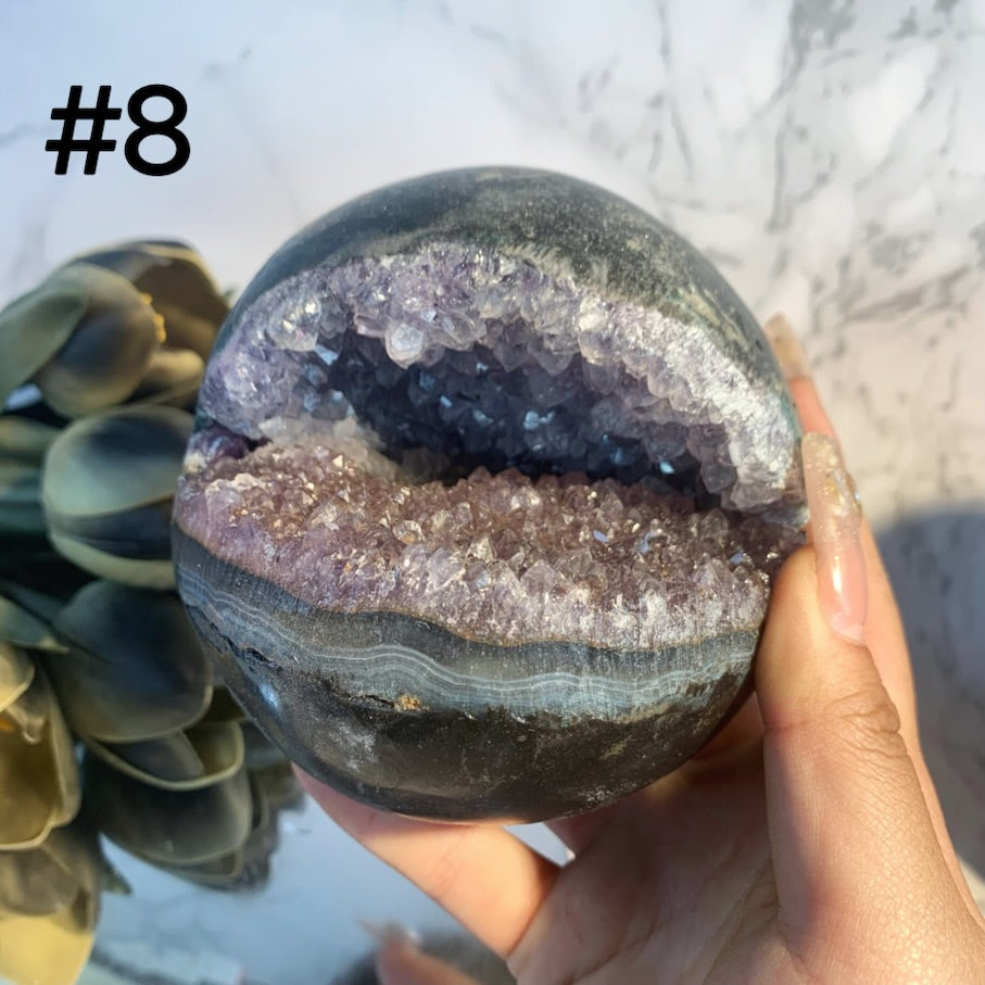 Druzy Amethyst Spheres – zaiencrystal.com