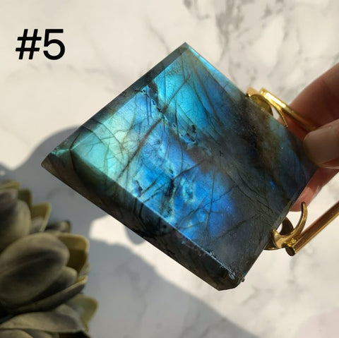 Flashy Labradorite Rhombus Diamonds – ZAIENCRYSTAL LLC