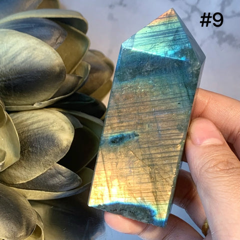Super Flashy Labradorite Towers – zaiencrystal.com