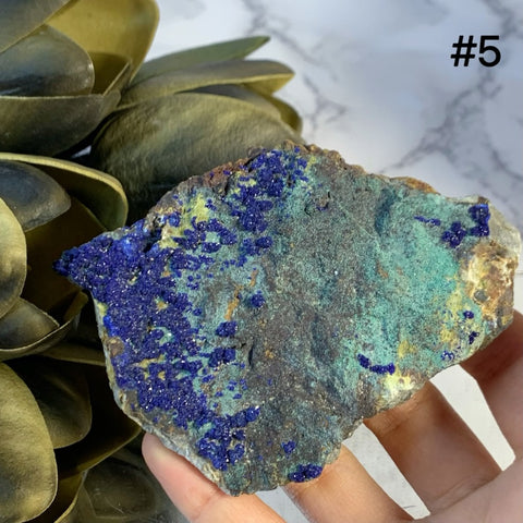 Romanian Azurite Specimens – zaiencrystal.com
