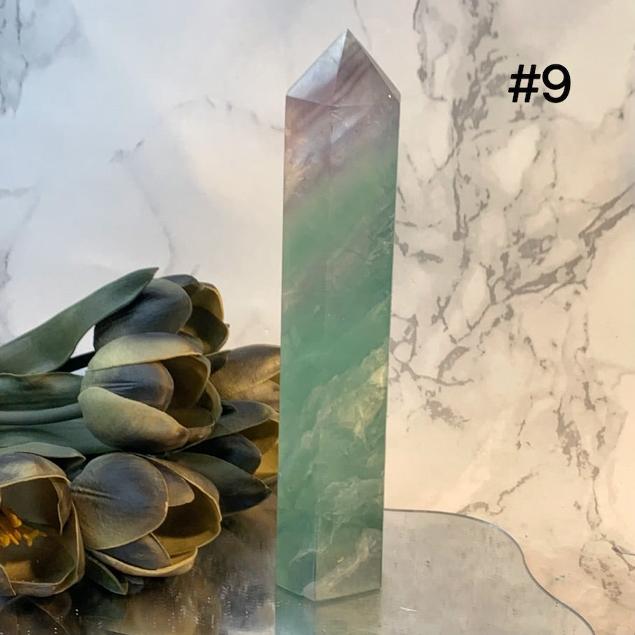 Big Fluorite Towers – ZAIENCRYSTAL LLC