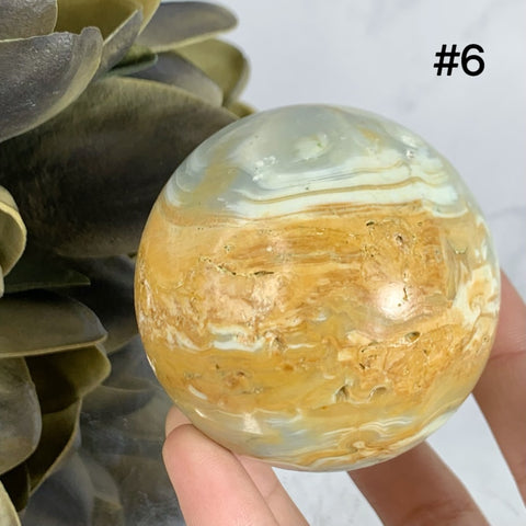 Light Blue Onyx Sphere – zaiencrystal.com