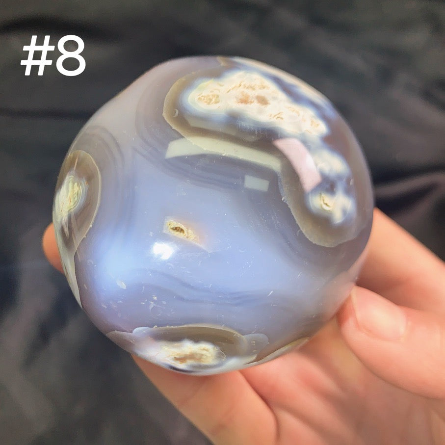 Orca Agate Spheres – zaiencrystal.com