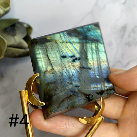 Flashy Labradorite Rhombus – ZAIENCRYSTAL LLC