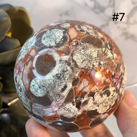 Money Agate Sphere – zaiencrystal.com