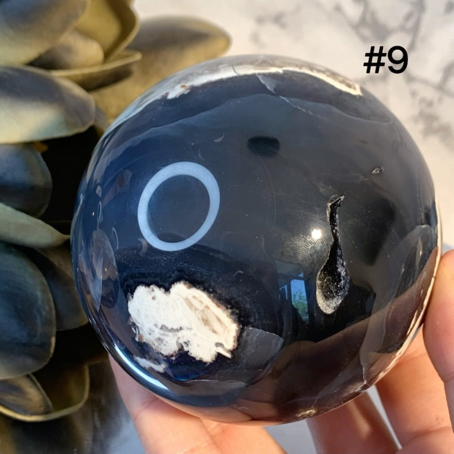 Lava Agate Sphere – zaiencrystal.com